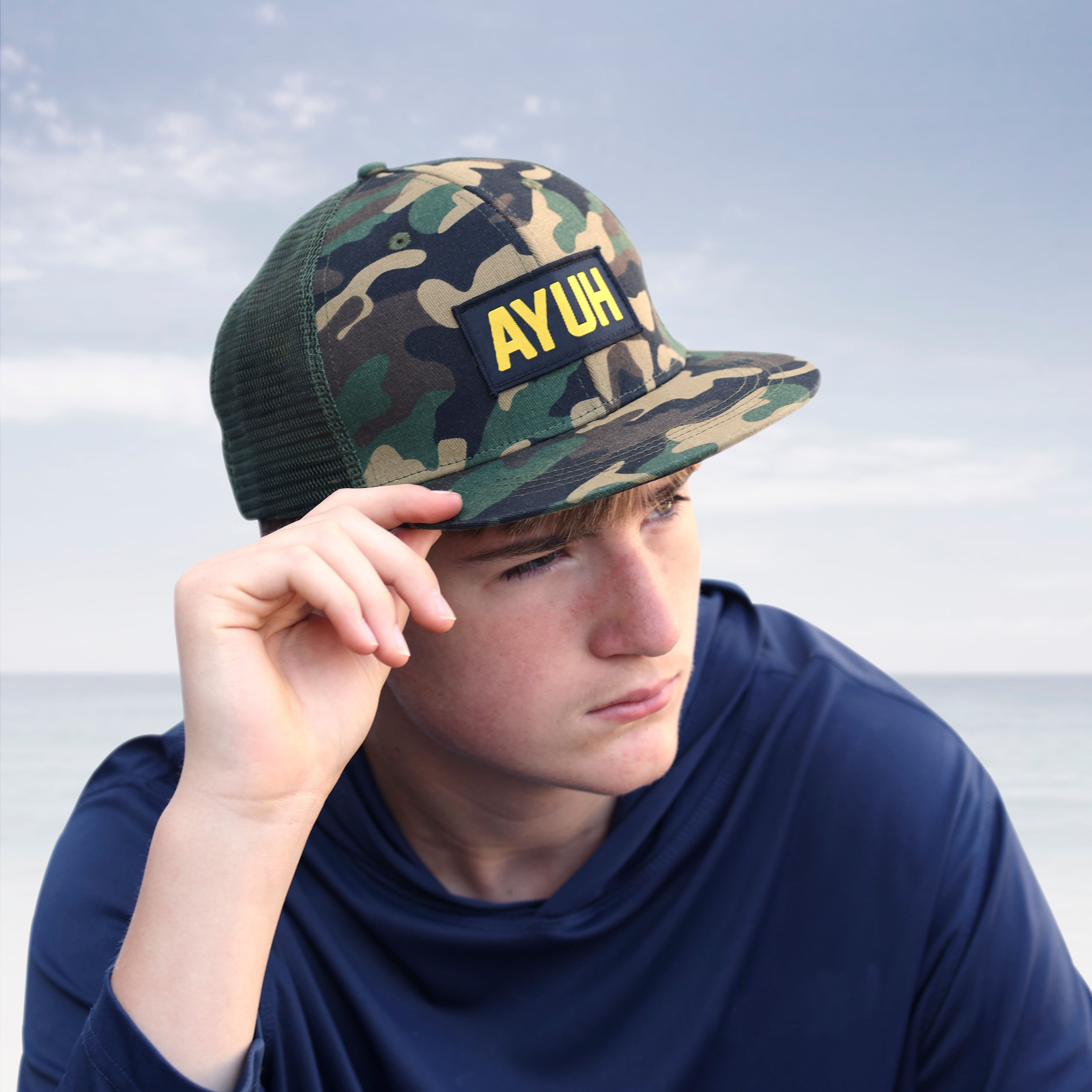 The original Maine "AYUH" Trucker Hat – Hate Ticks Store